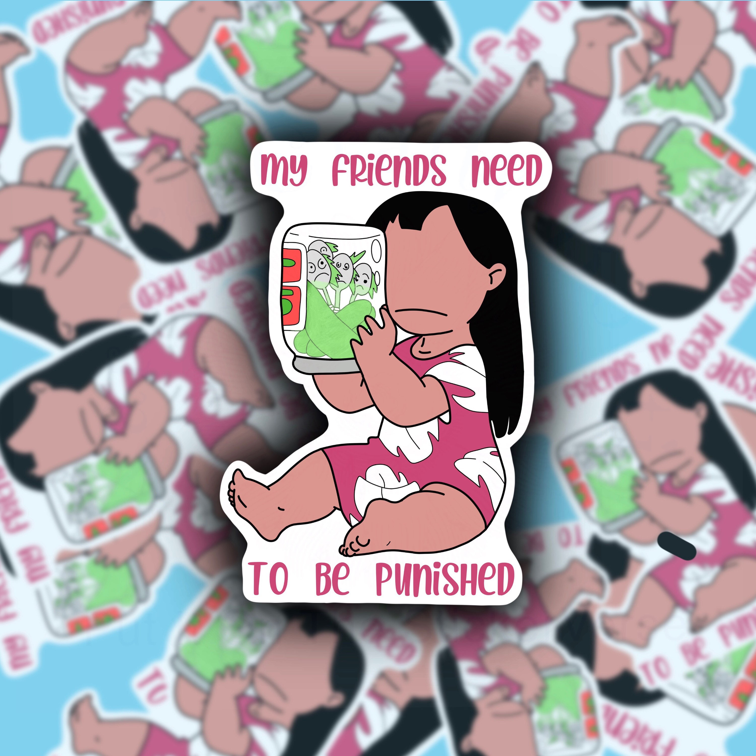 Lilo and Stitch Sticker Lilo Sticker Disney Stickers - Etsy UK