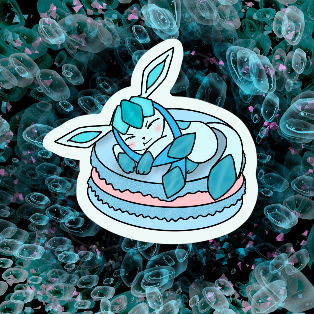 Glaceon Sticker | Pokemon Stickers | Eevee Sticker | Gaming Stickers ...