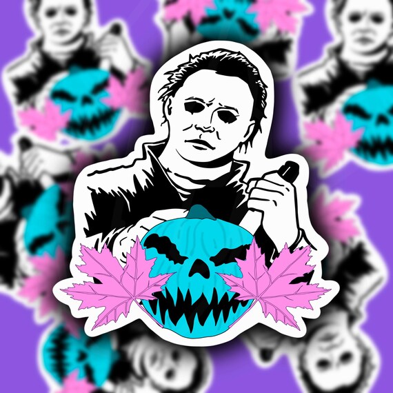 Michael Myers Sticker Halloween Sticker Horror Sticker - Etsy