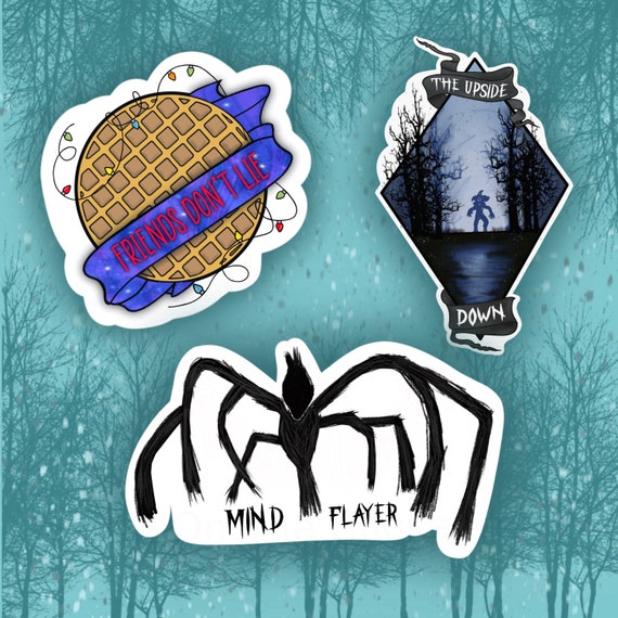 Stranger Things Stickers Bundle Netflix Stickers Tv Show - Etsy