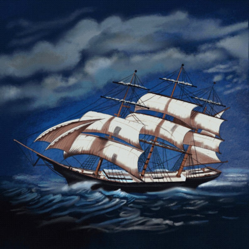 Ghost Ship Haunted Mansion Changing Portrait Shifting - Etsy