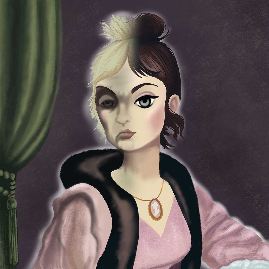 Lady April - December - Haunted Mansion Changing Portrait Shifting ...