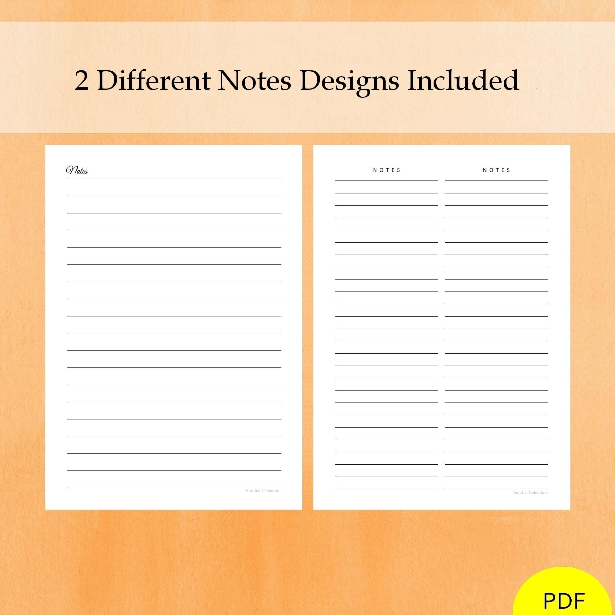 2025 Agenda Printable Planner Calendar Bundle. Weekly View, Yearly ...