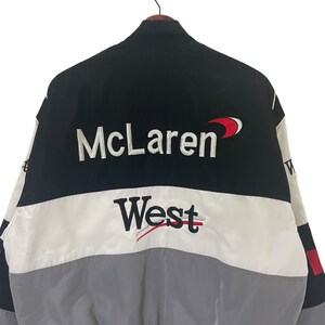 Vintage Mercedes Benz Mobil 1 Racing Jacket Vintage Mclaren West Mobil ...