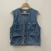 Vintage Painter Casual Vest Vintage Painter Casual Tactical Multipocket ...