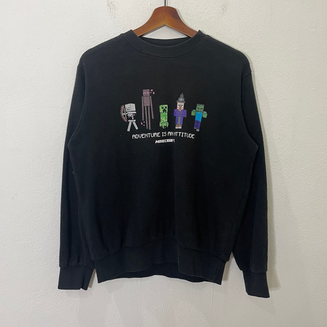 Vintage Minecraft Sweatshirt Vintage Minecraft Big Logo Sweatshirt ...