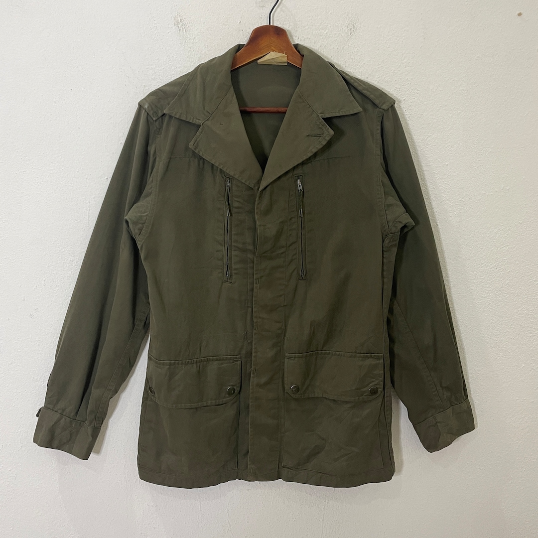 Vintage Military Jacket Vintage 90s Military French Jacket Vintage