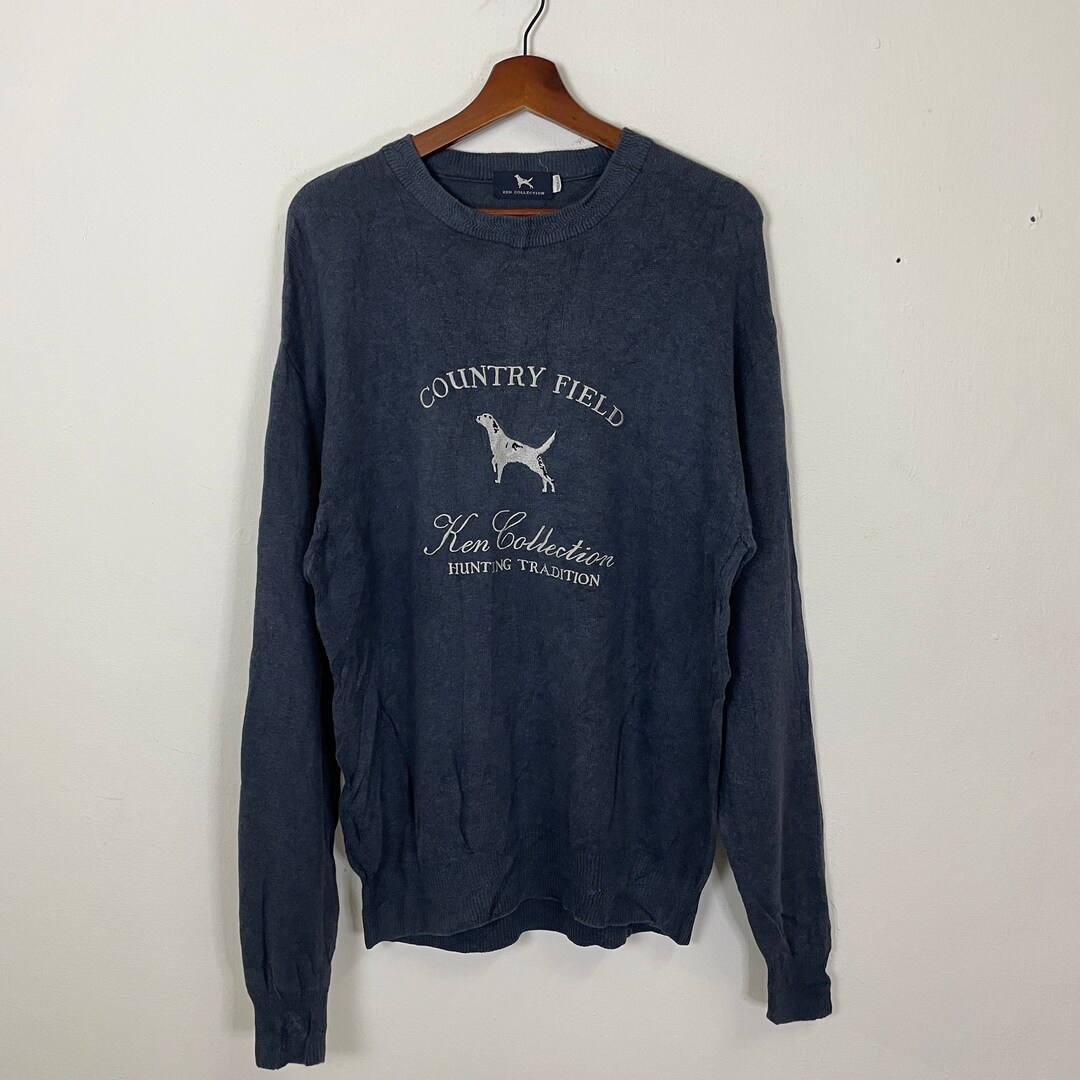 Vintage Ken Collection Embroidery Big Logo Knitwear Vintage Ken ...