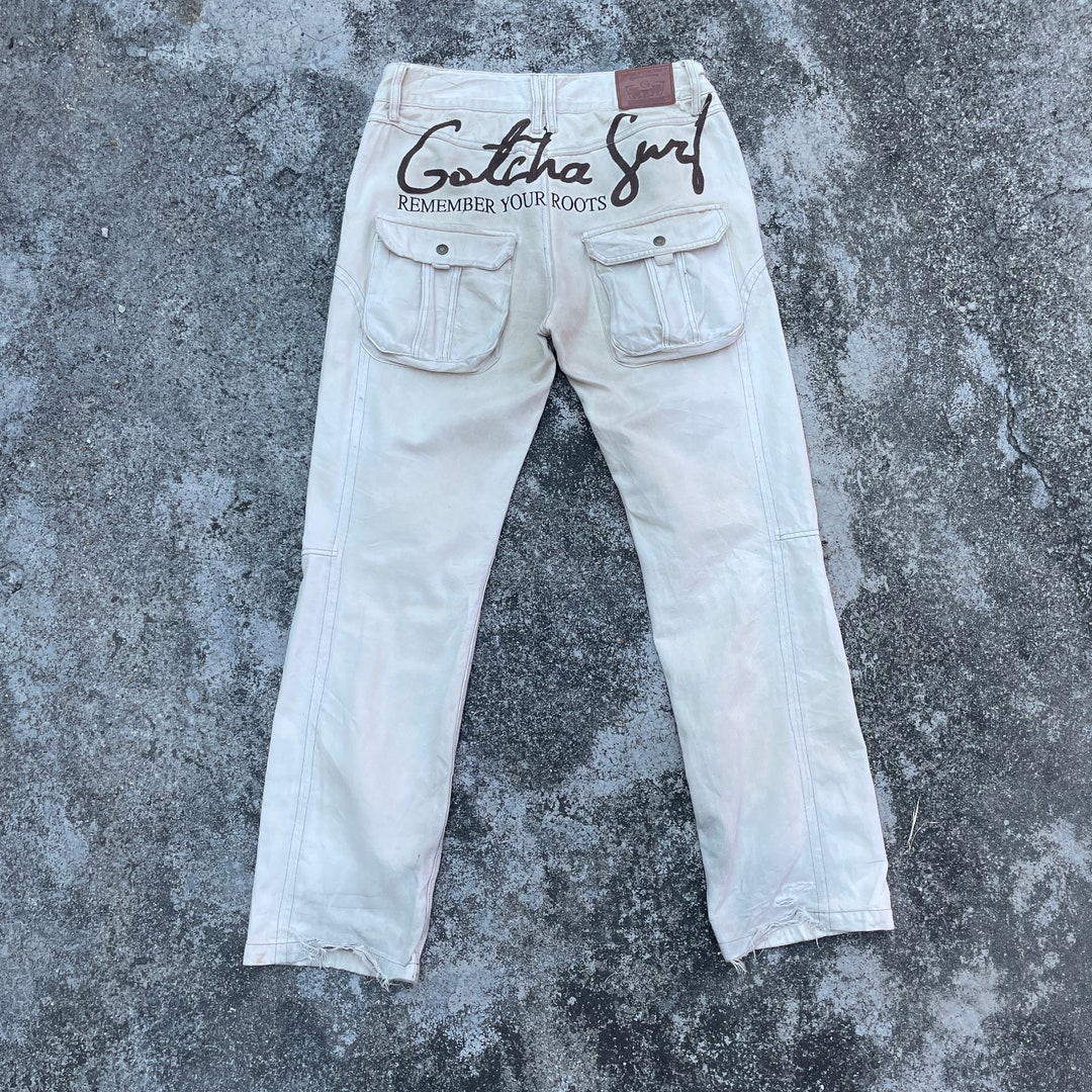 Vintage Gotcha Surf Pants Vintage Gotcha Surfwear Embroidery Logo ...