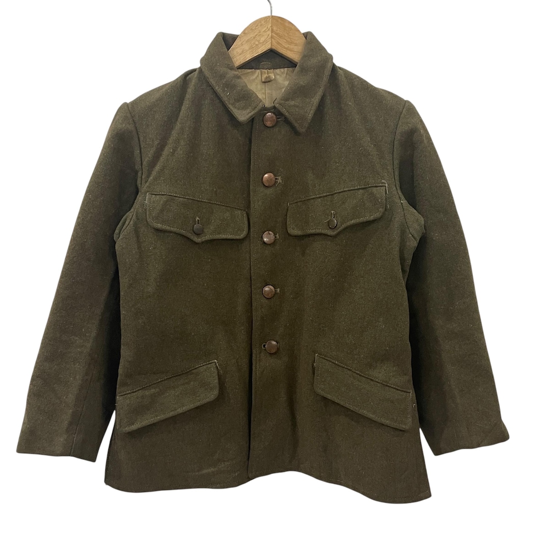 Vintage 80s Military Jacket Vintage 80s Military Wool Jacket Vintage ...