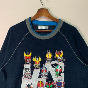 Vintage Kamen Rider Long Sleeve T-shirt Vintage Kamen Rider Crewneck ...