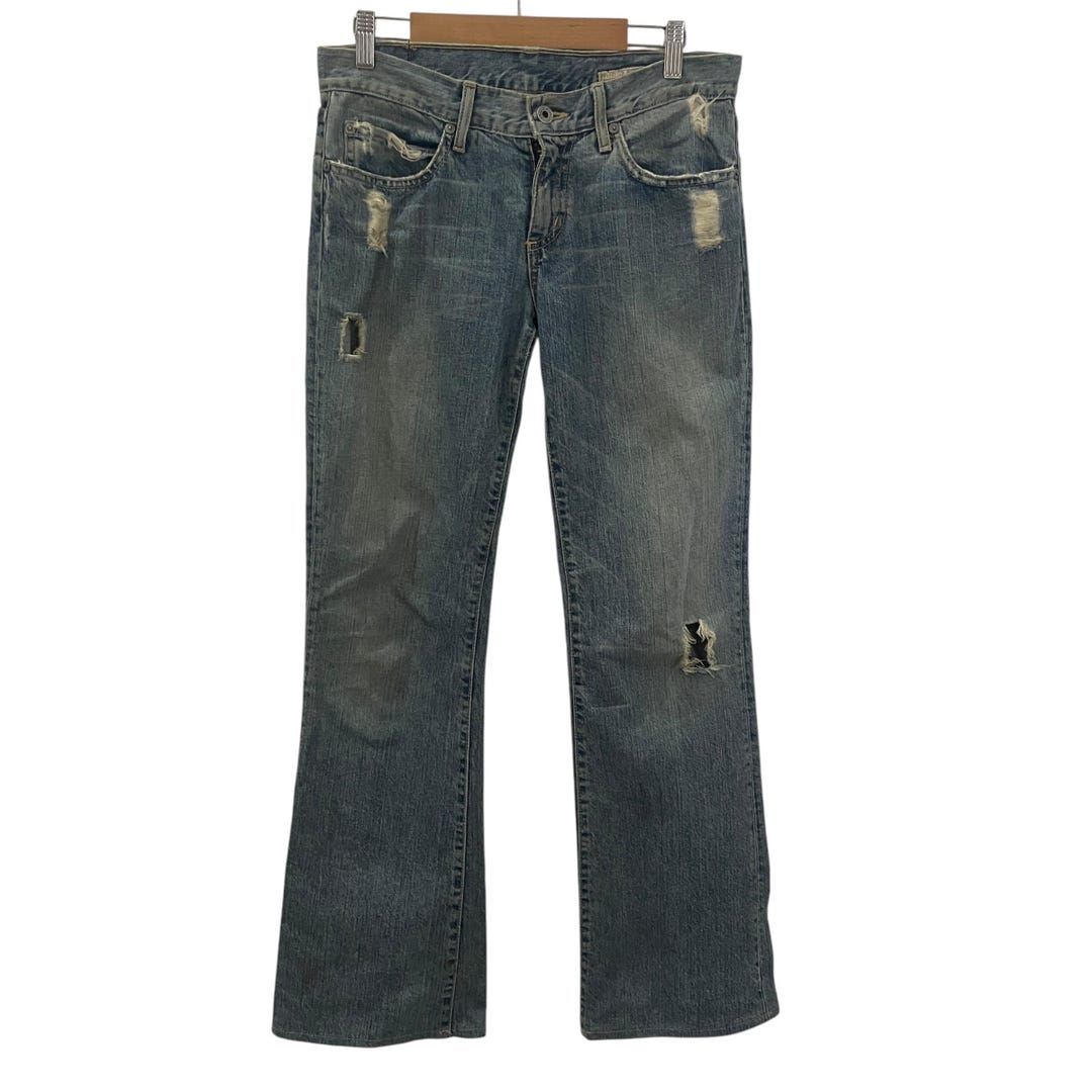 Vintage 90s Pepper Denim Vintage 90s Pepper Distressed Denim W31 - Etsy