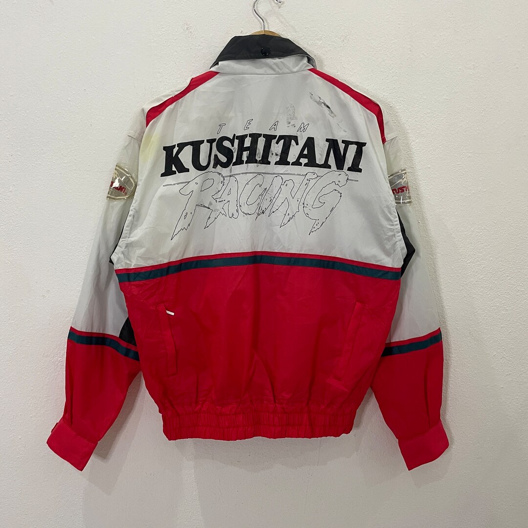 Vintage Team Kushitani Racing Jacket Vintage Team Kushitani Racing Big Logo Jacket Vintage Team ...
