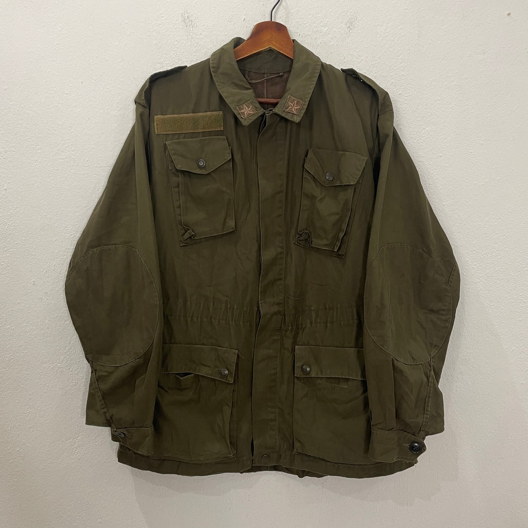 Vintage Military 1 Star Jacket Vintage Military 1 Star Multipocket ...