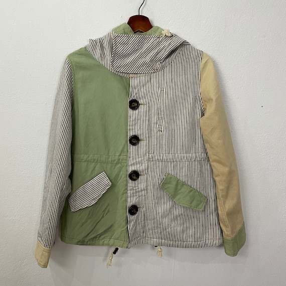 Vintage Double Name Patchwork Style Jacket Vintage Double Name - Etsy