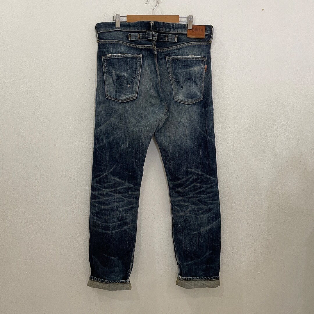 Vintage Edwin Selvedge Denim Vintage Edwin Selvedge Distressed Denim ...