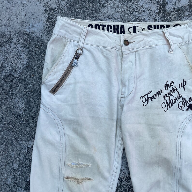 Vintage Gotcha Surf Pants Vintage Gotcha Surfwear Embroidery Logo ...