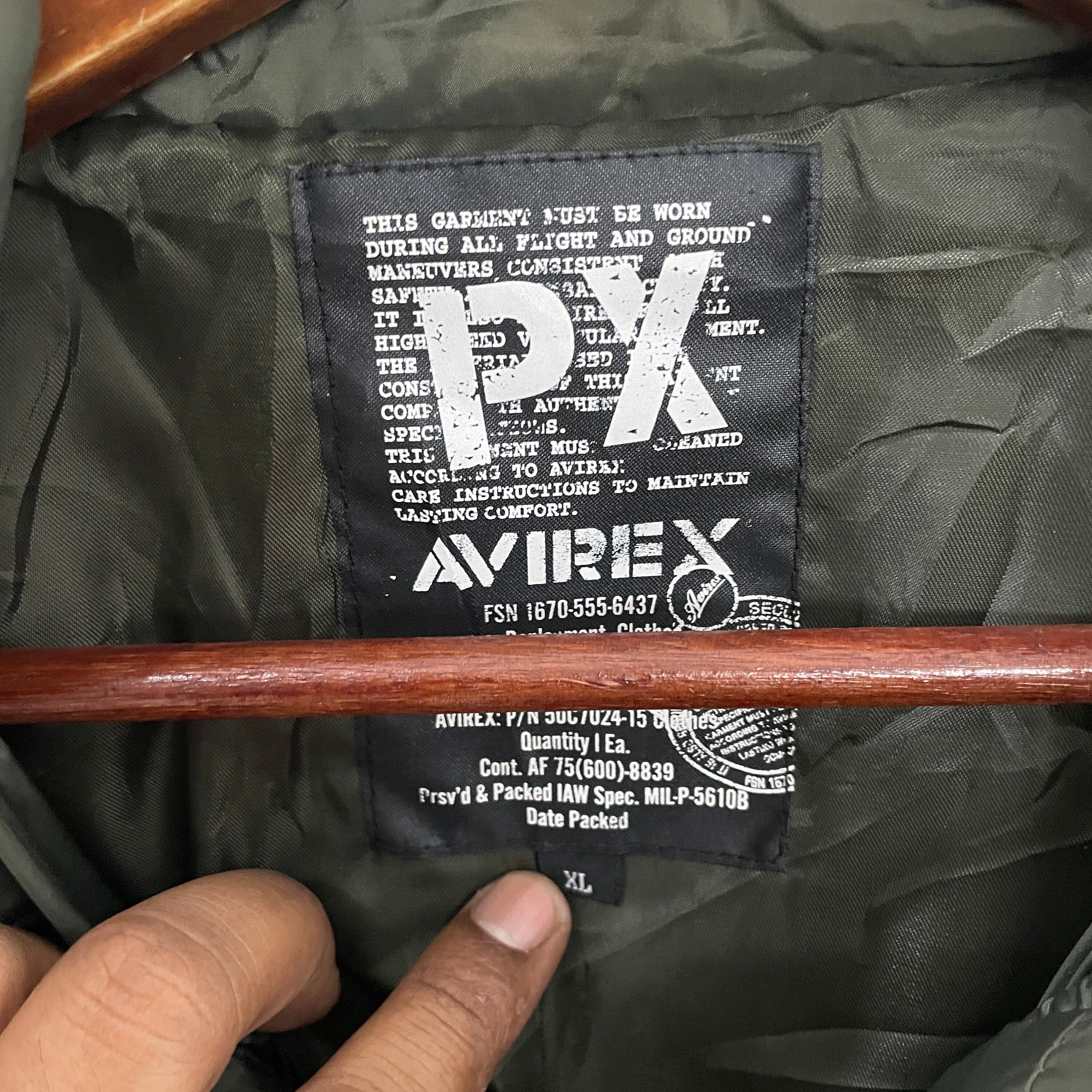 Vintage Avirex Jacket Vintage Avirex Faded Jacket Vintage Avirex Zipper ...