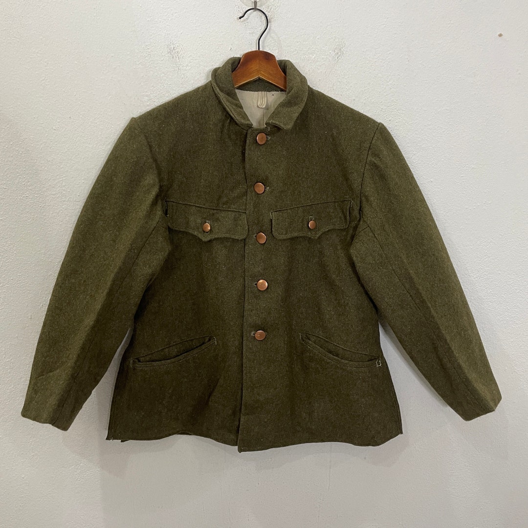 Vintage Military Jacket Vintage Military Wool Jacket Vintage Military ...
