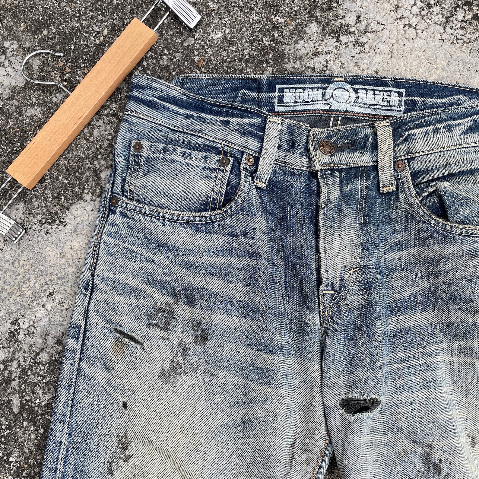 Vintage Edwin Denim Jeans Vintage Edwin Distressed Denim Jeans W33 - Etsy