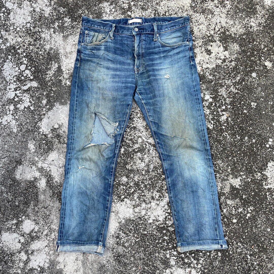 Vintage Unbranded Japanese Designer Redline Selvedge Denim Vintage ...