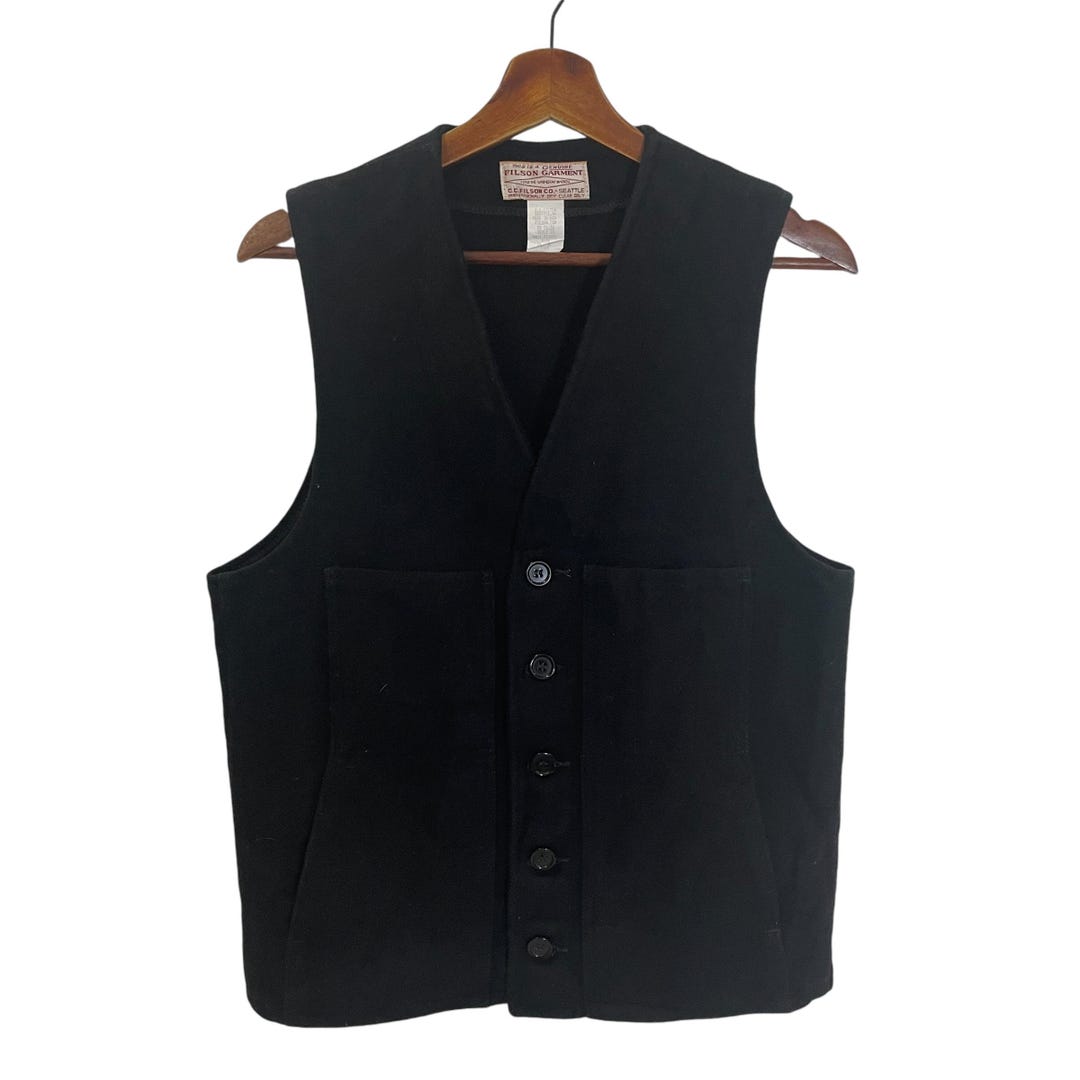 Vintage 80s Filson Garment Vest Vintage 80s Filson Garment Button Ups ...