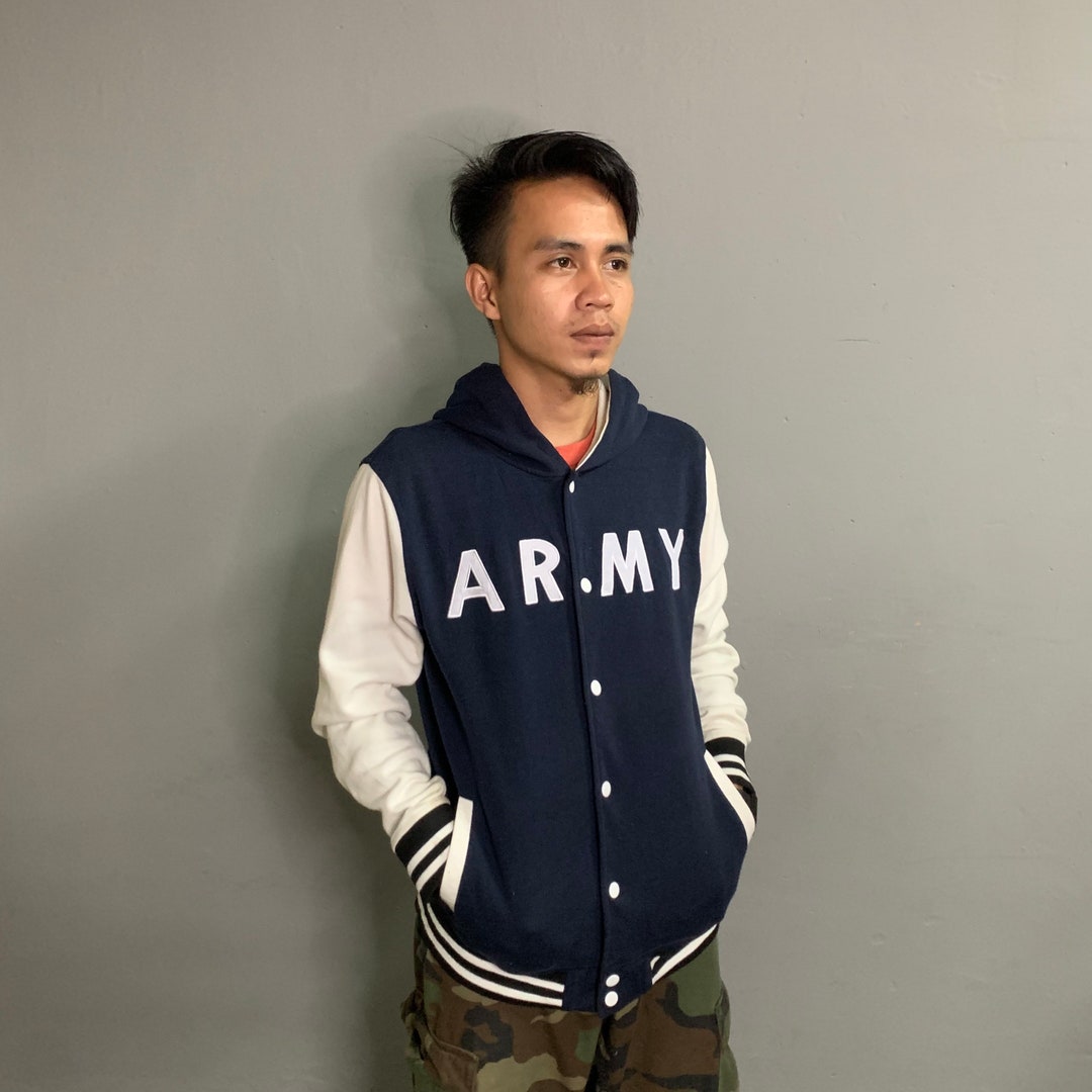 Apache Vintage Army Varsity Jacket Apache Vintage Army Button Ups ...