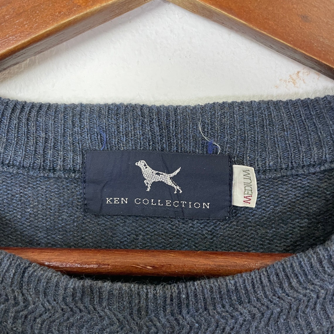 Vintage Ken Collection Embroidery Big Logo Knitwear Vintage Ken ...
