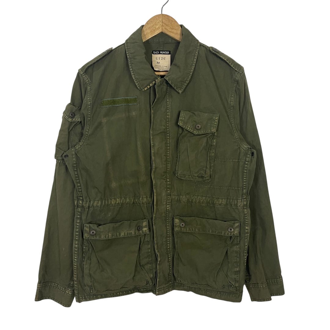 Vintage Back Number Tactical Jacket Vintage Back Number Tactical ...