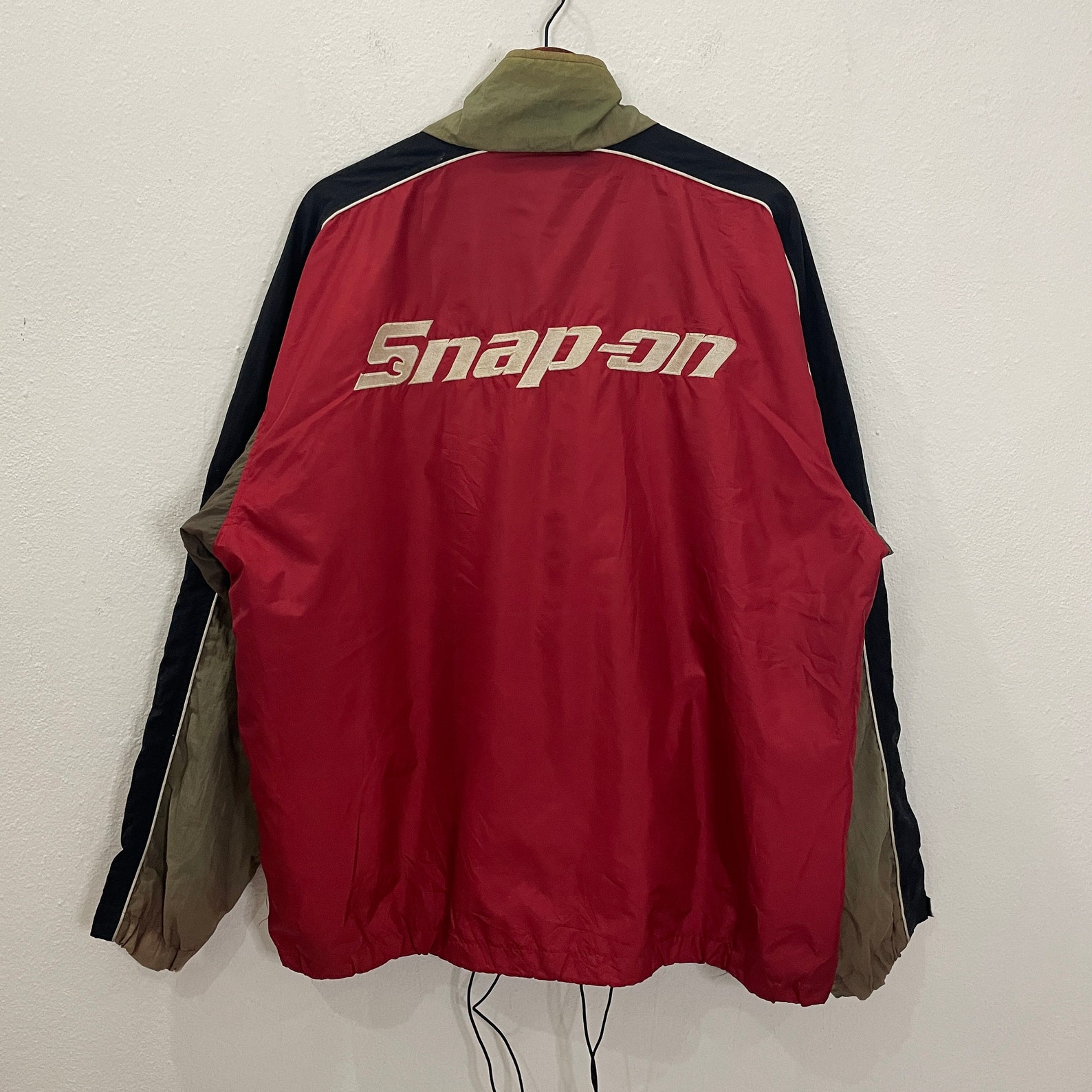 Vintage Snap-on Big Logo Racing Jacket Vintage Snap-on Big Logo Zipper ...