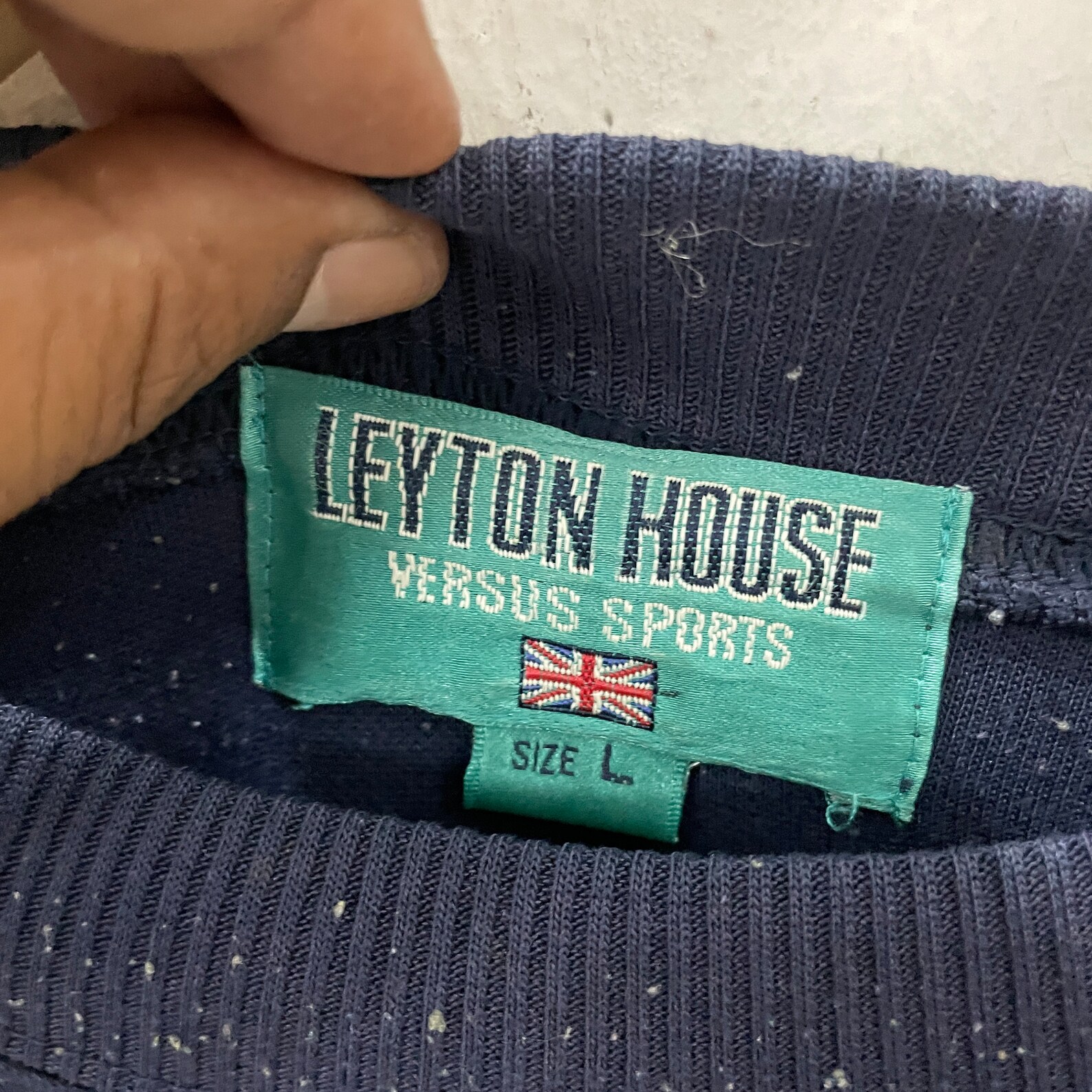 Vintage Leyton House Embroidery Logo Sweater Vintage Leyton House ...