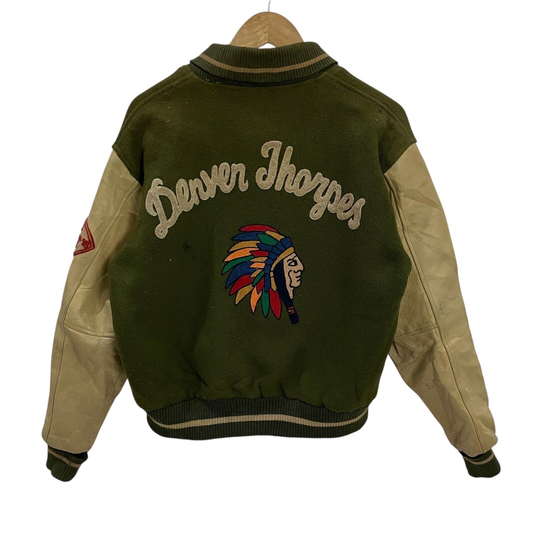 Vintage Deaven Thorpes Varsity Jacket Vintage Deaven Thorpes Spell Out ...