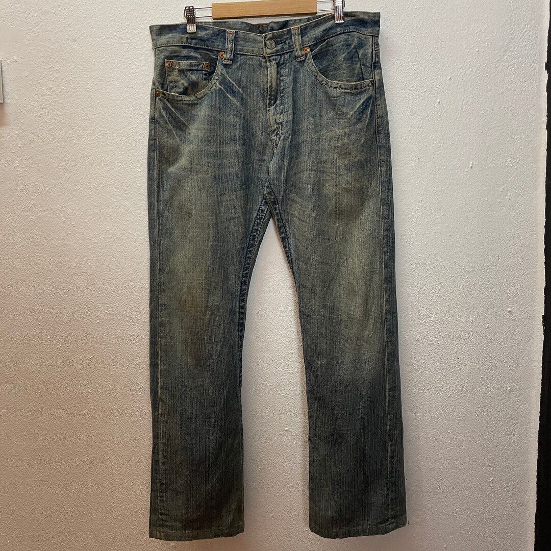 Vintage Bobson Denim Jeans Vintage Bobson Distressed Denim Jeans W35 - Etsy