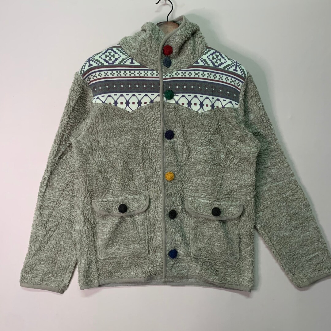 Vintage Ciaopanic Jacket Vintage Ciao Panic Navajo Style Hoodie Jacket ...