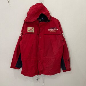 Vintage Honda Racing Car Race Jacket Vintage Honda Racing Car Zipper ...