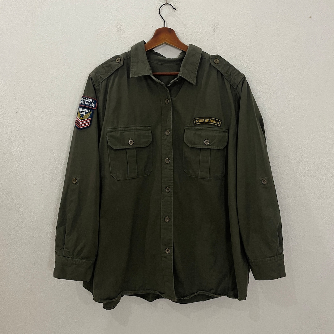 Vintage Dragon Fly Jacket Vintage Dragon Fly Military Jacket Vintage ...