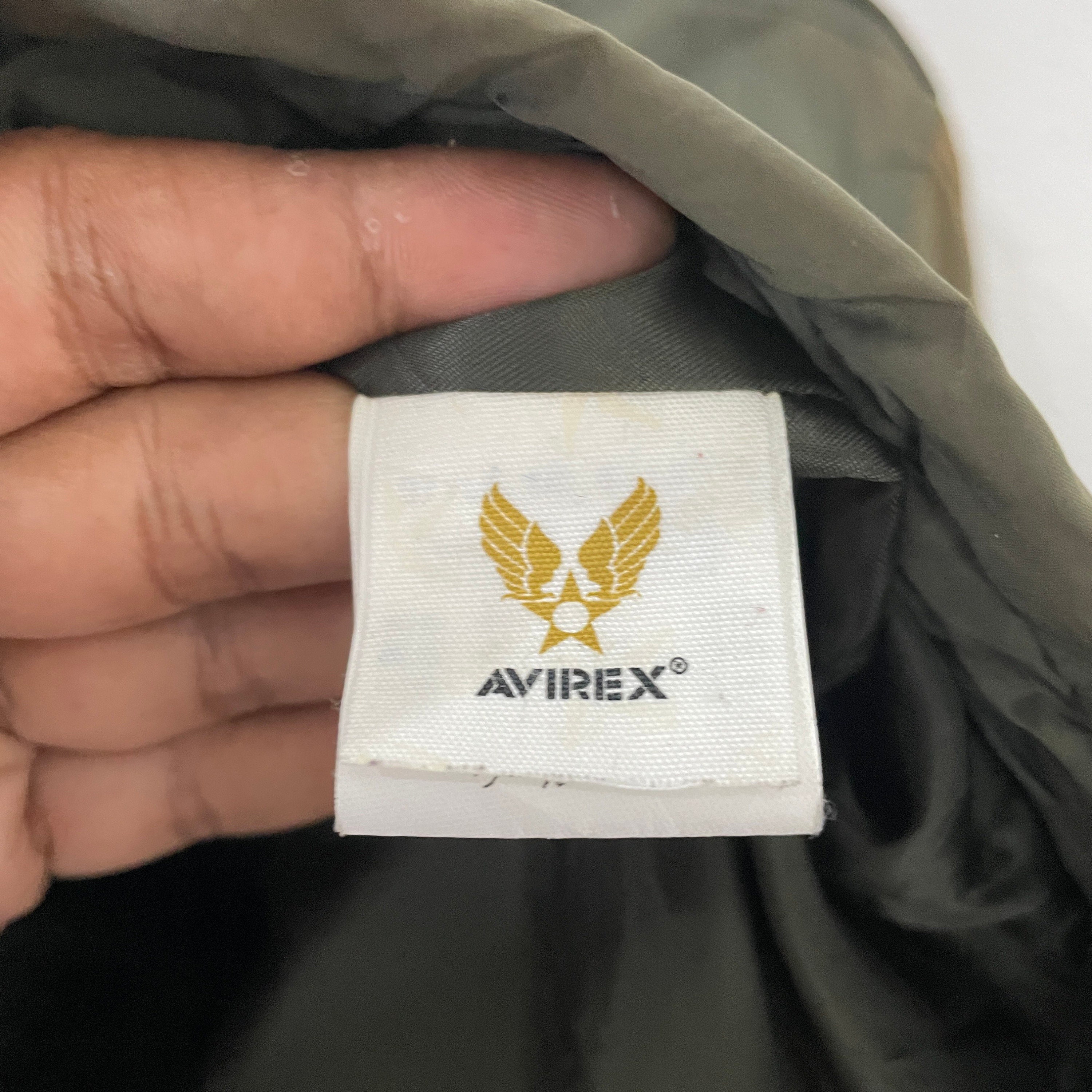Vintage Avirex Jacket Vintage Avirex Faded Jacket Vintage Avirex Zipper ...