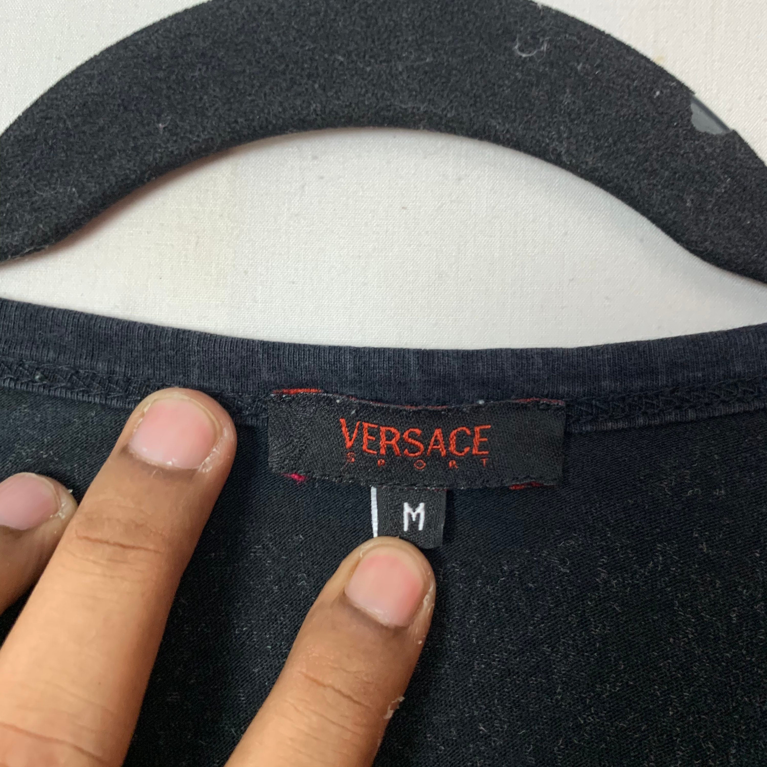 Vintage Versace Tee Vintage Versace Big Logo T-shirt Vintage Versace ...