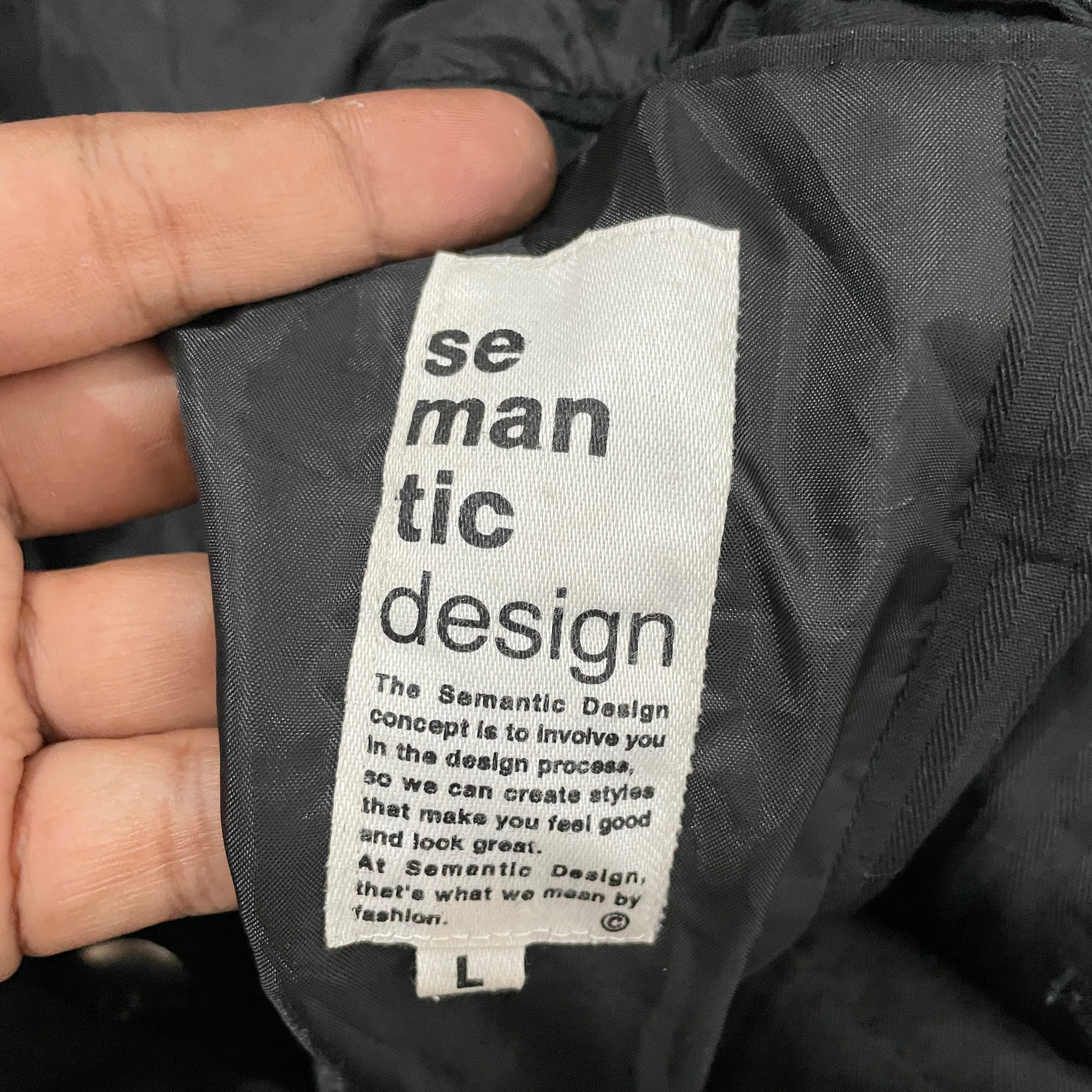 Vintage Sematic Design Jacket Vintage Sematic Design Punk Motive Jacket ...