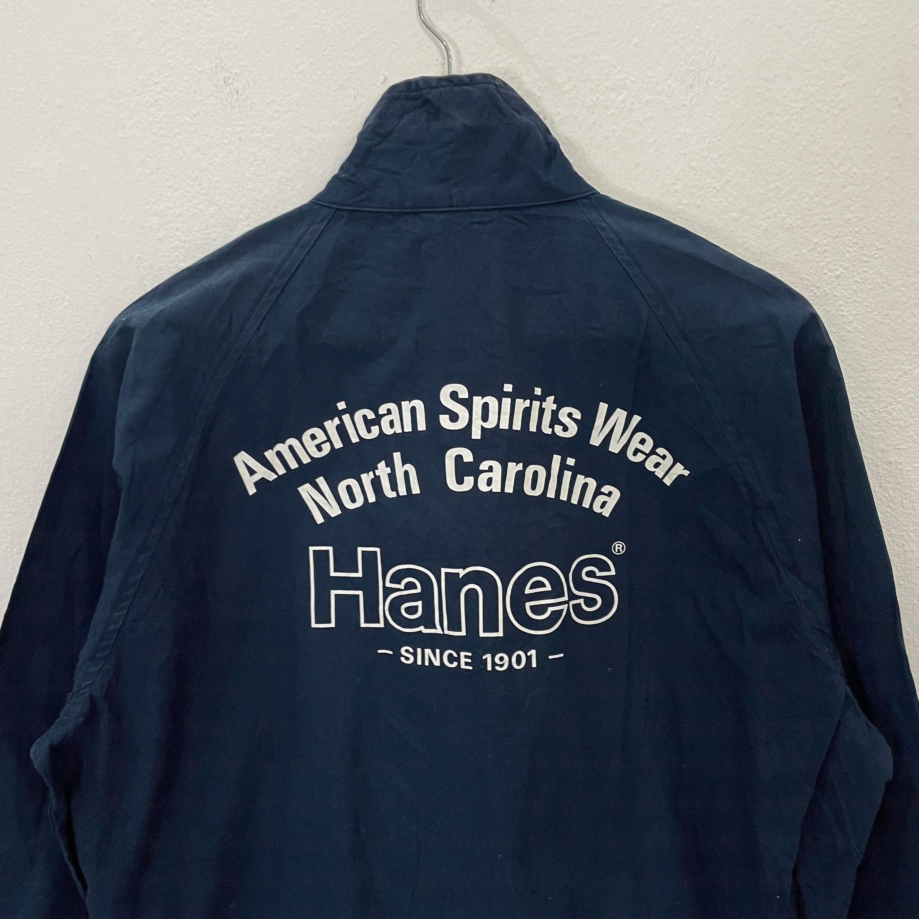 Vintage Hanes Jacket Vintage Hanes Big Logo Jacket Vintage Hanes Zipper ...