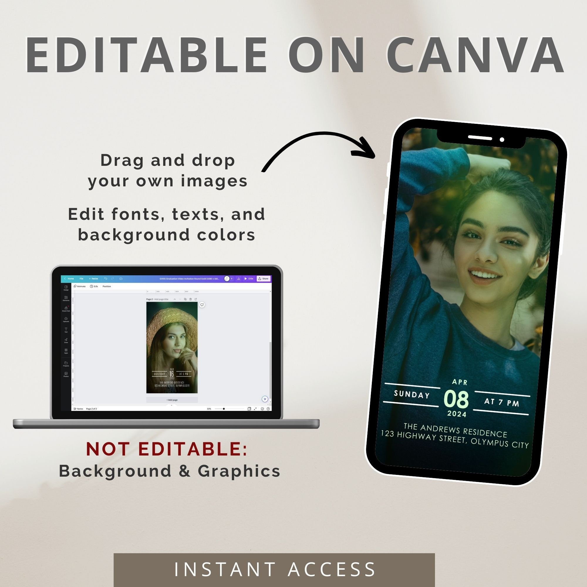 Clear Quince Invitations Animated Enchanting Animation Video 15th ...