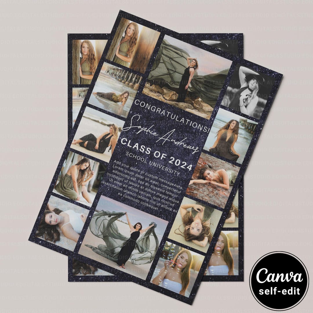 Yearbook Dedication Page, Senior High School Graduation Full Page Photo ...