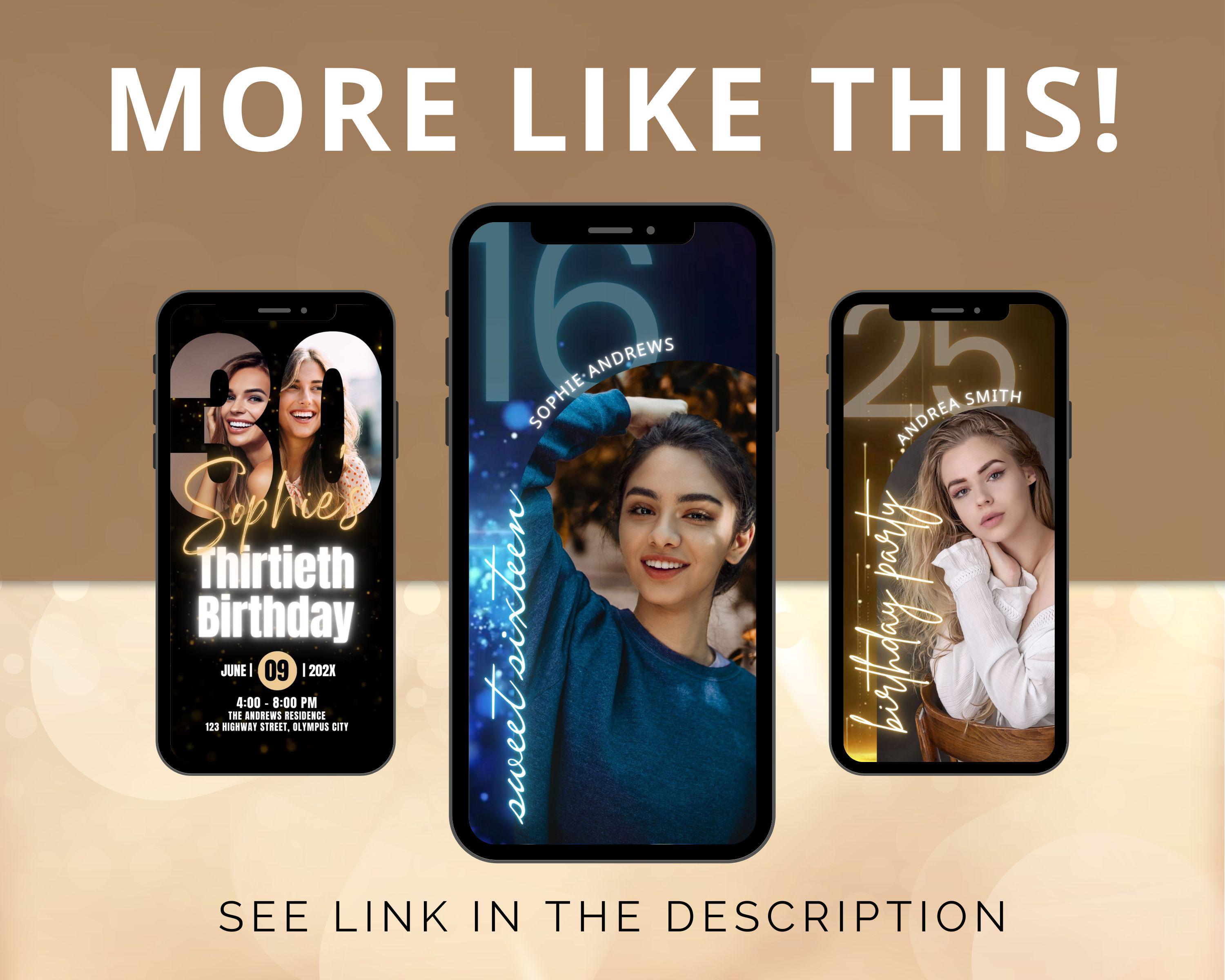 Animated Invitation Butterfly, Flutter on Over Animated 1st Birthday ...