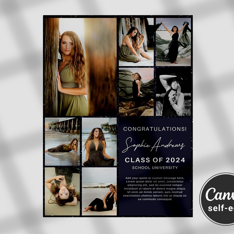 Senior Ad Template - Etsy