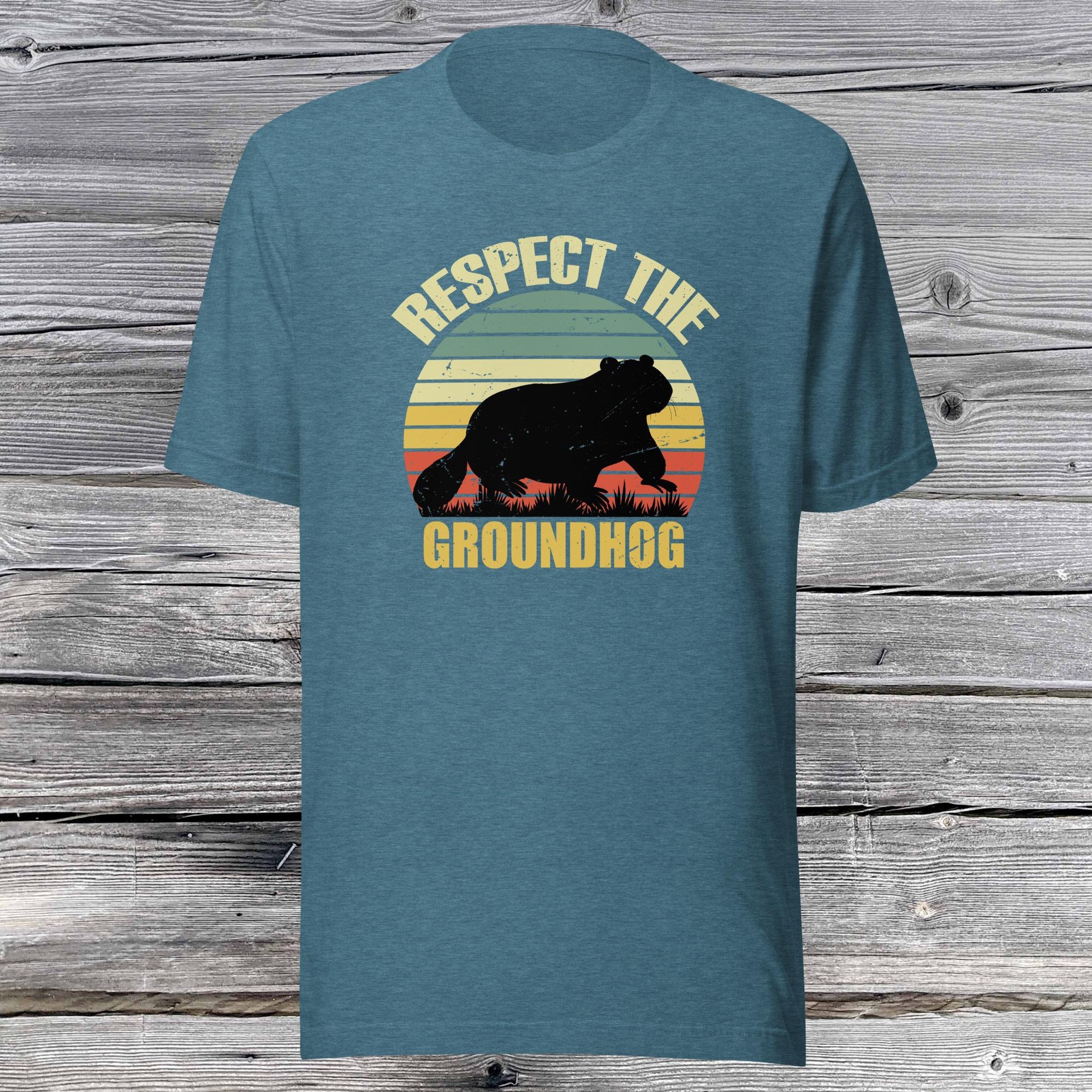 Respect the Groundhog Groundhog Day Shirt Groundhog Gifts - Etsy