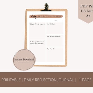 Digital Reflection Journal/instant Download/digital/pdf - Etsy