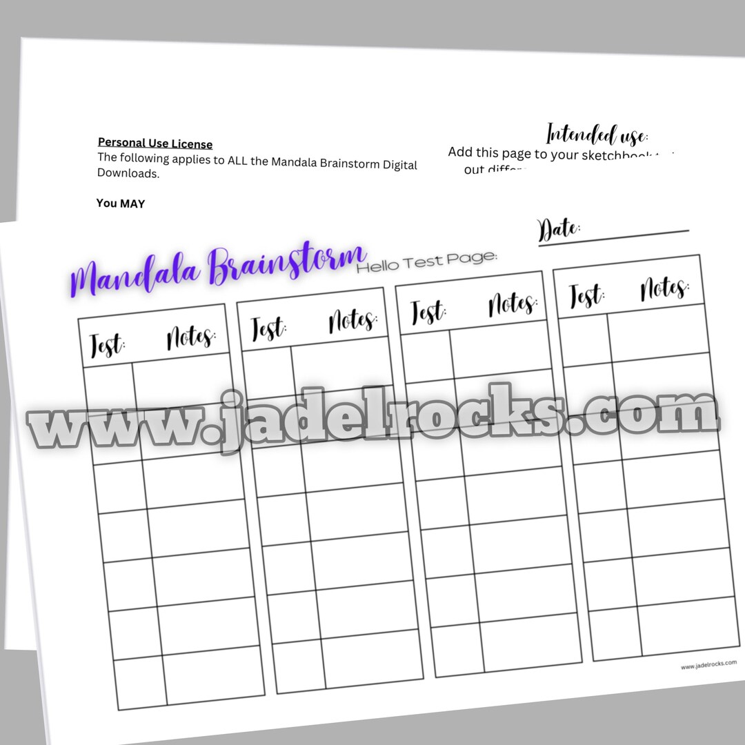 Hello Test Page - Experimenting Template - Etsy