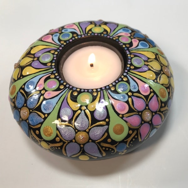 Mandala Tea Light - Etsy