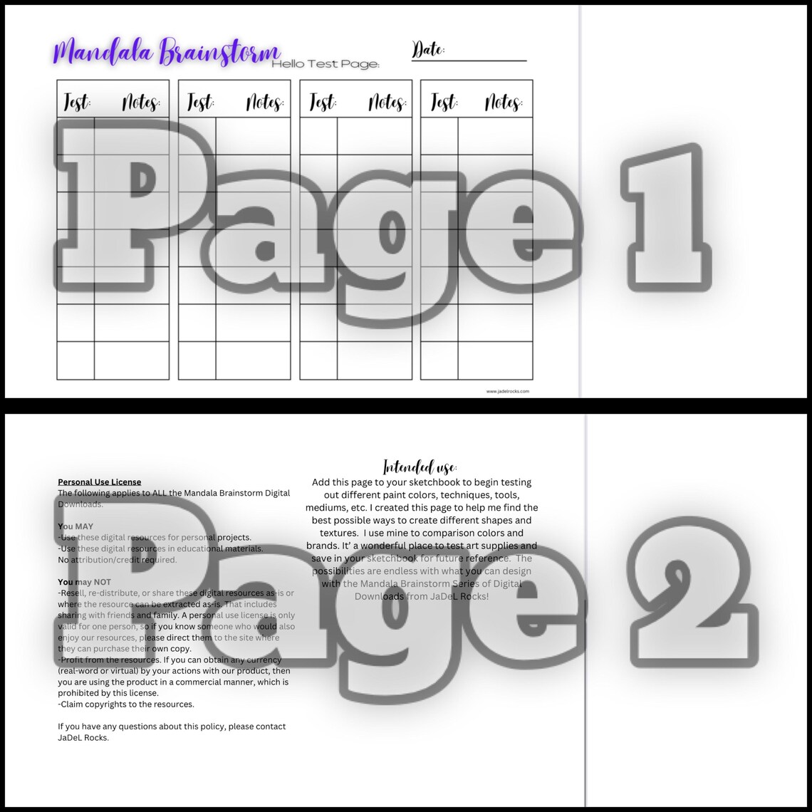 Hello Test Page - Experimenting Template - Etsy