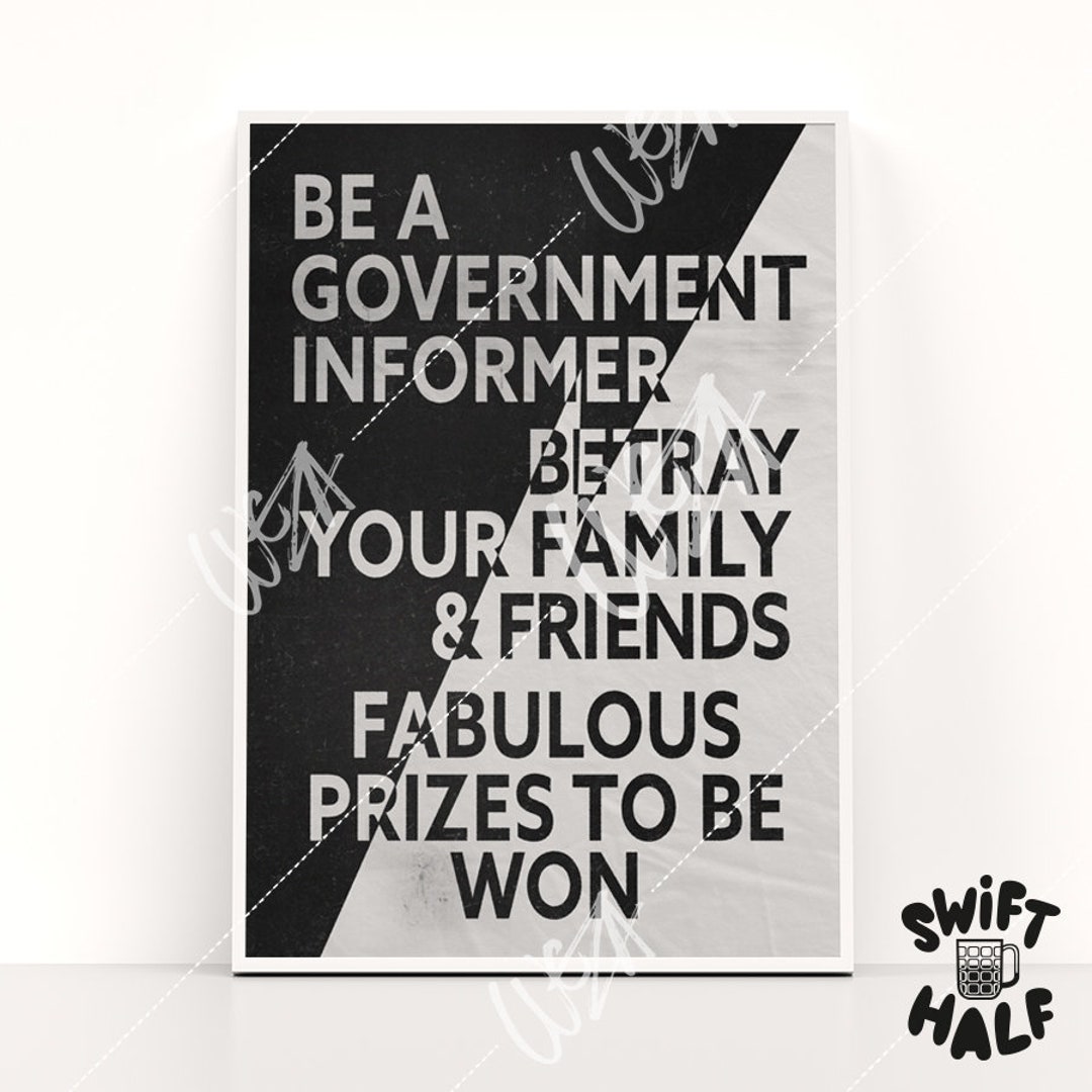 Voter Colonel Poster. Sebastian Doyle. Back to Reality - Etsy